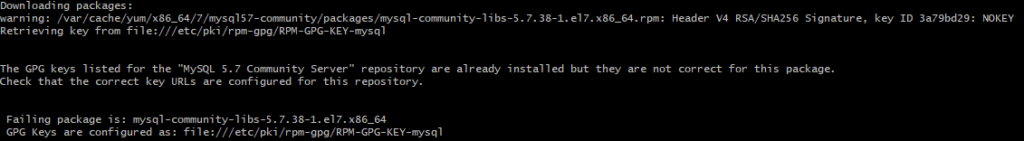 Mysql The Gpg Keys Not Correct For This Package Manuel Roccon